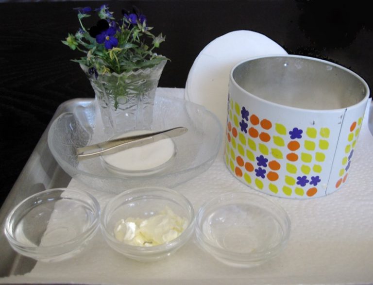 Candied or Sugared Violets: A Spectacular Garnish