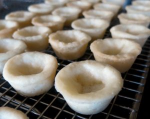 Miniature Shortbread Tart Shells or Crust: Non-rolled (pushed into mold)