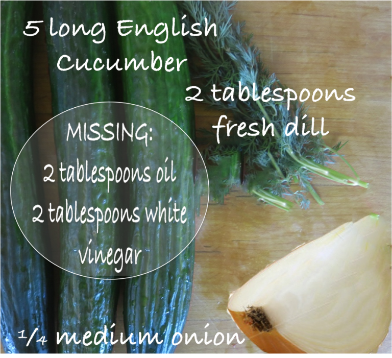 Cucumber Dill Salad or Gurkensalat: Cooking in the Kitchen with ...