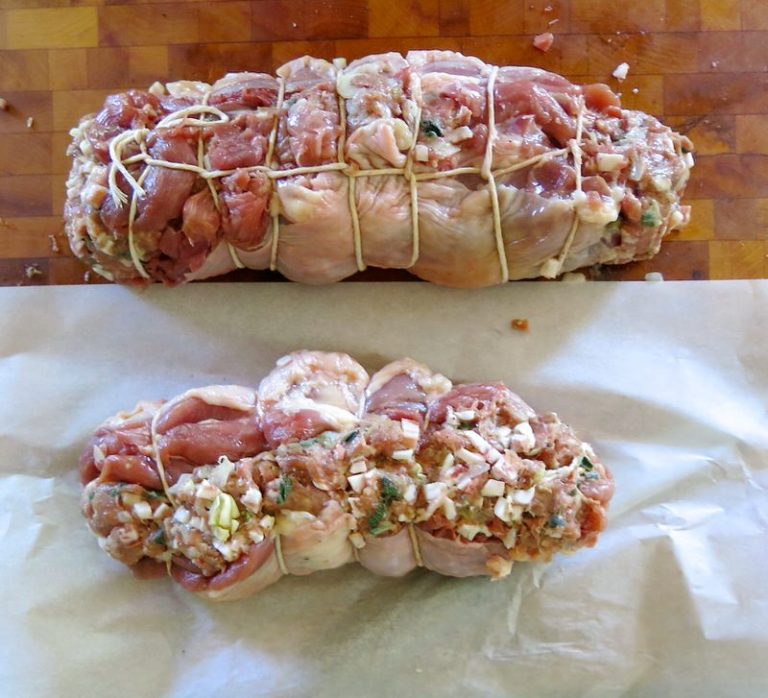 Turkey Leg Roulade with Pancetta and Sage with Larissa Prouse