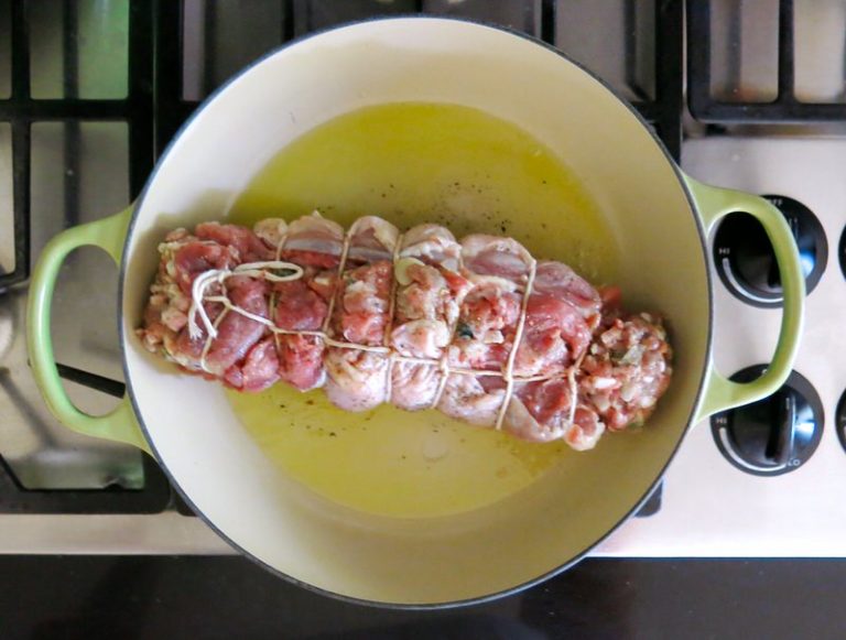 Turkey Leg Roulade with Pancetta and Sage with Larissa Prouse