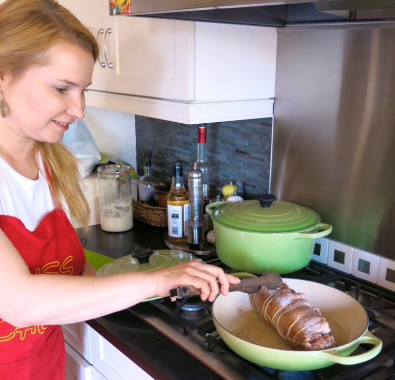 Turkey Leg Roulade with Pancetta and Sage with Larissa Prouse
