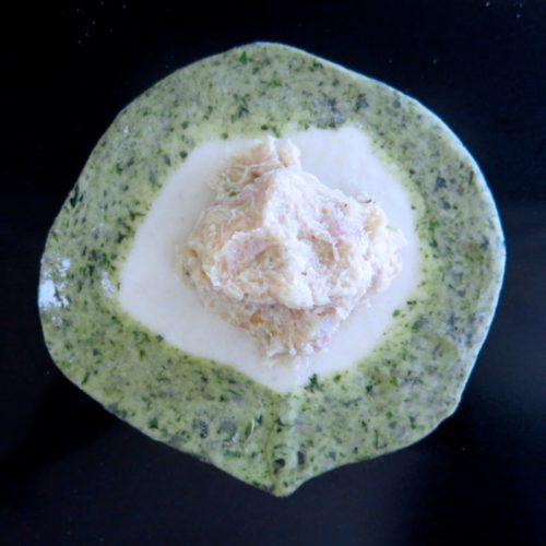 Asian Spinach Dumpling Wrappers or Jade Dumpling Wrappers