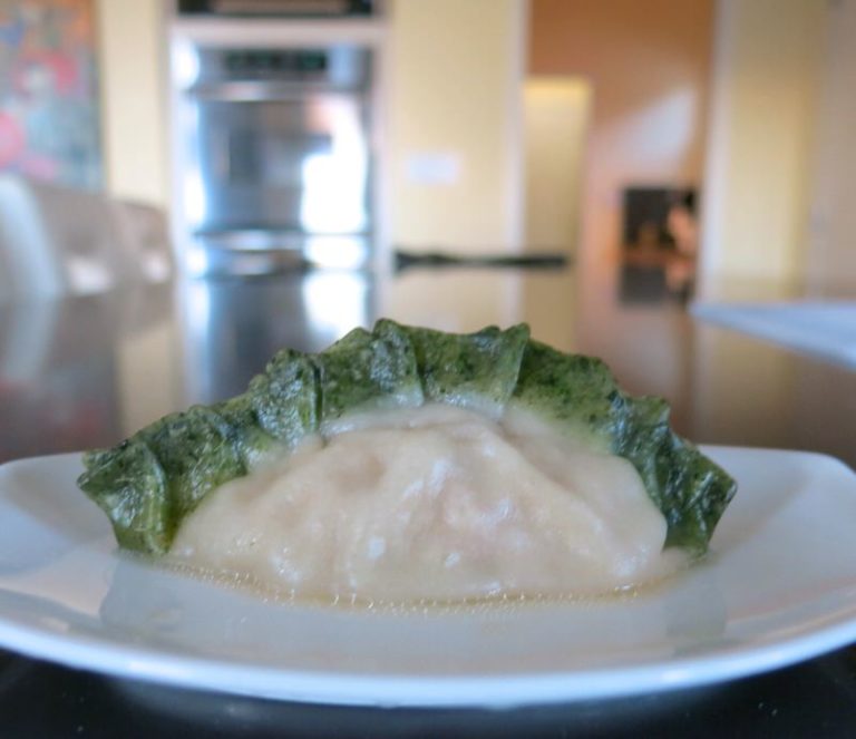 Asian Spinach Dumpling Wrappers or Jade Dumpling Wrappers
